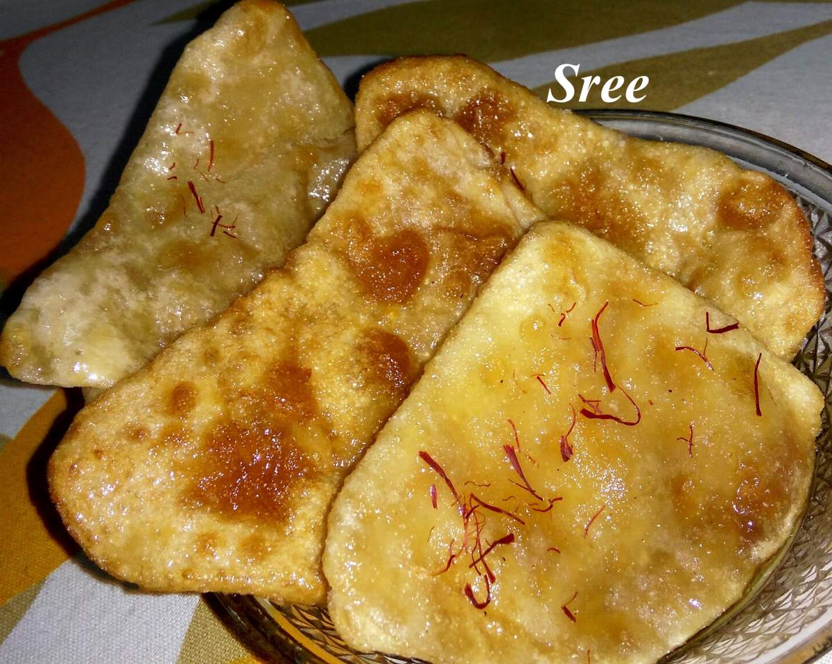 Jeera Poli (Deep fried bread in Sugar Syrup) | Sreelakshmi Kitchen