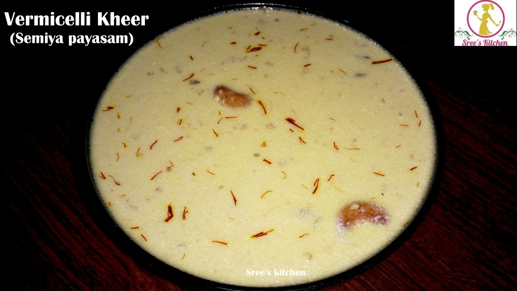 Vermicelli Kheer (Semiya payasam in 12 minutes) | Sreelakshmi Kitchen