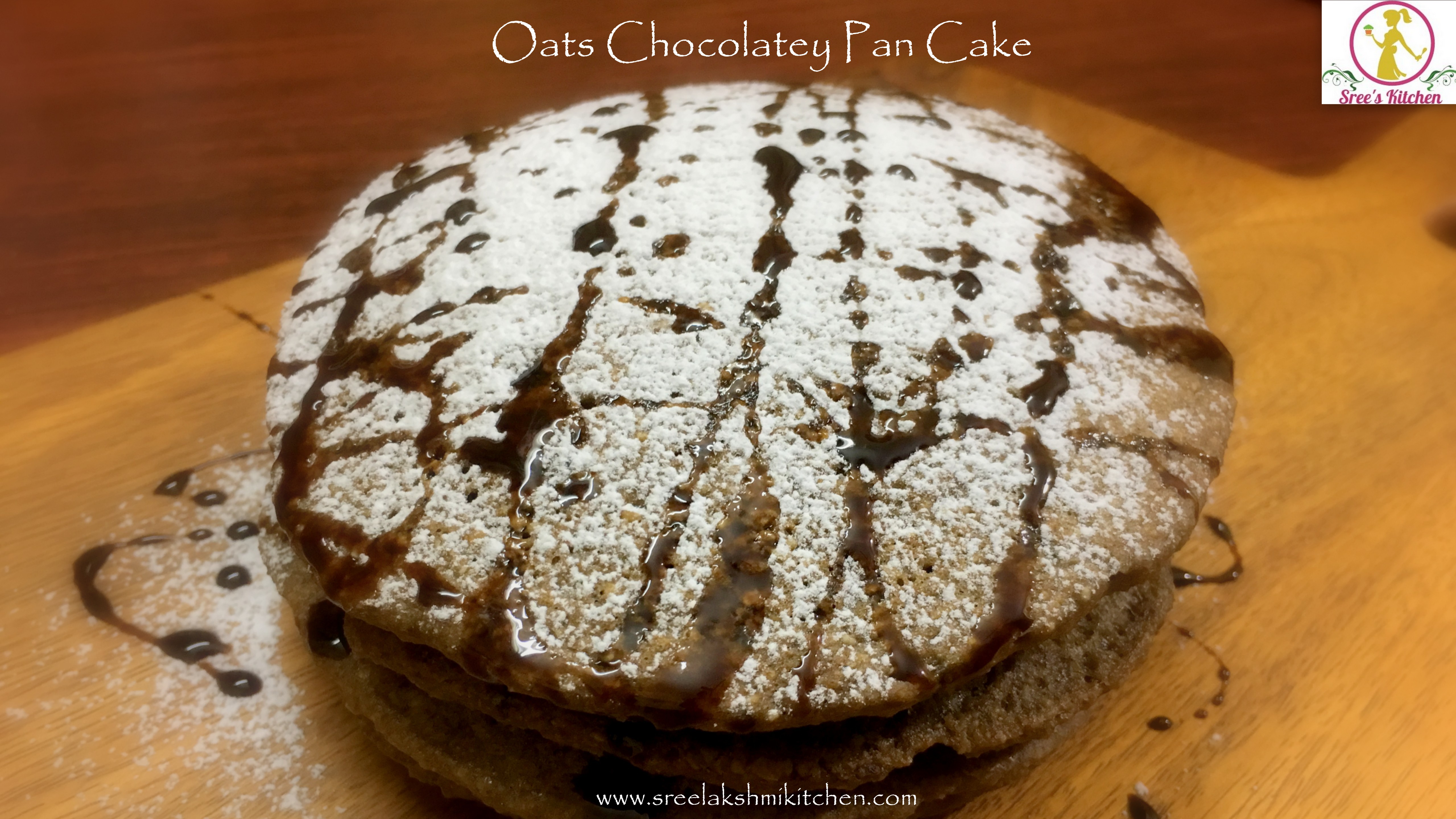 Oats chocolatey pan cake | Sreelakshmi Kitchen