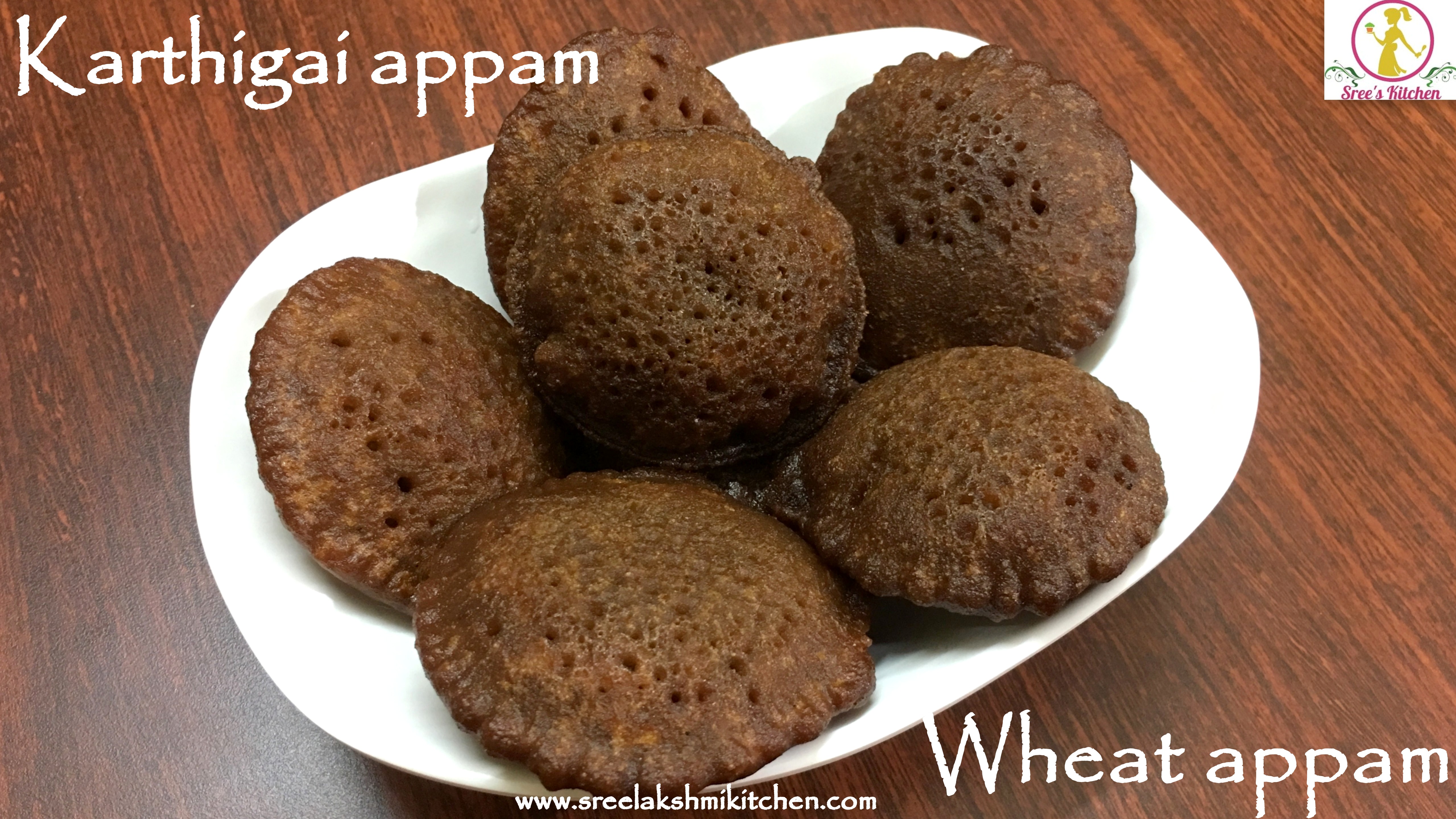 Instant wheat flour appam | sweet jaggery appam | sweet paniyaram ...