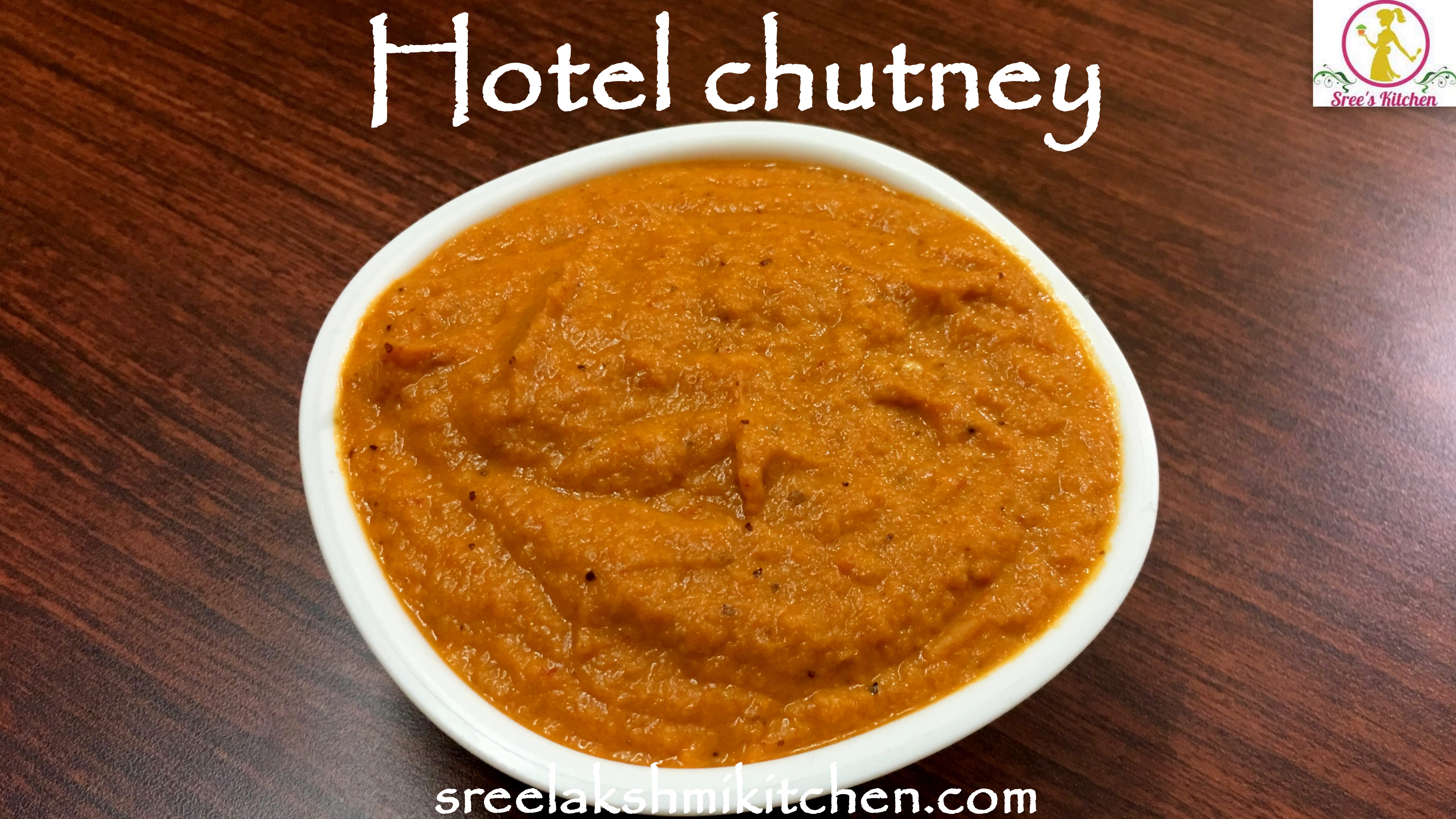 Hotel chutney | side dish recipes for idli and dosa ...