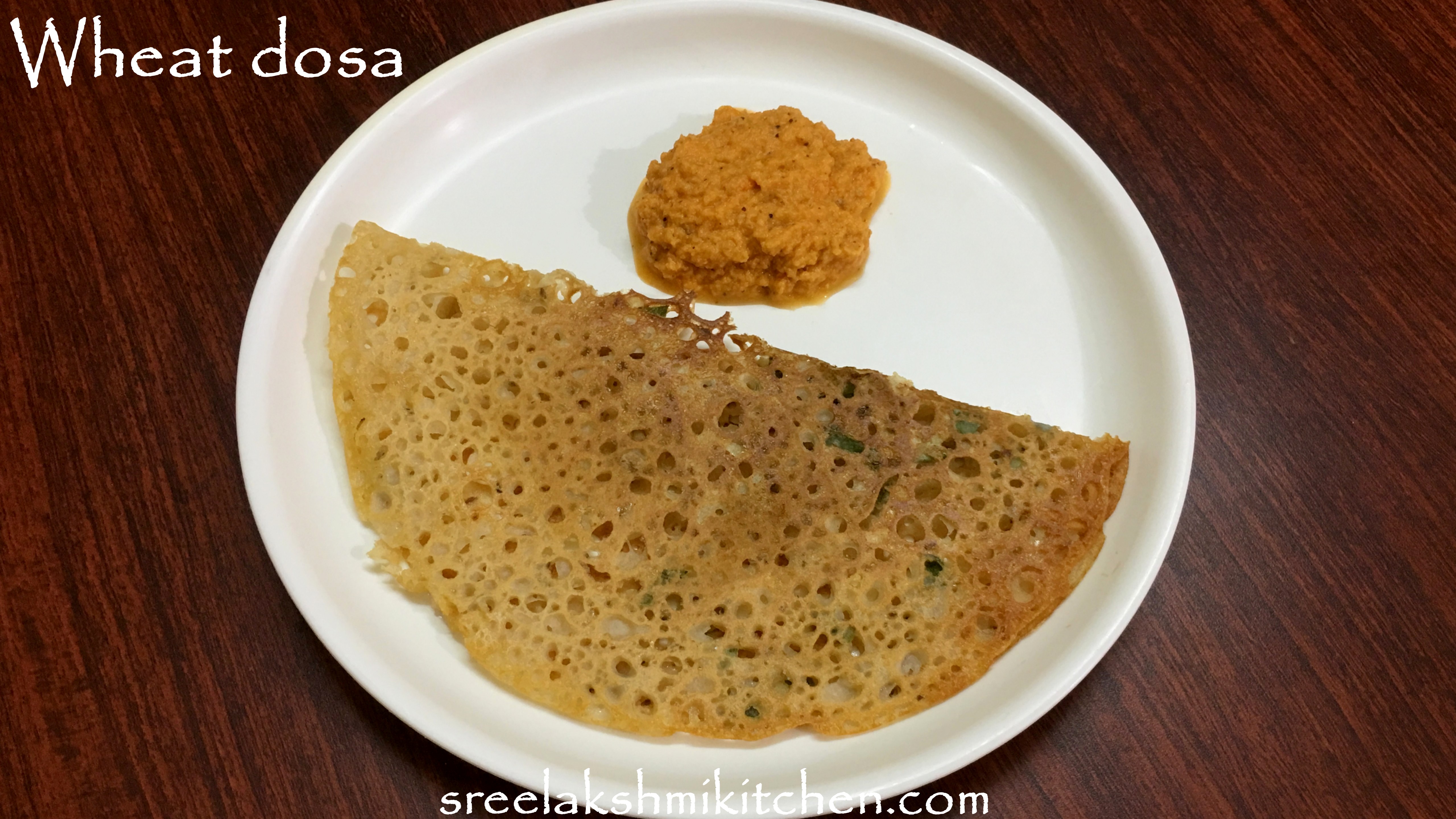 Wheat dosa recipe | godhuma dosa |quick wheat flour dosa ...